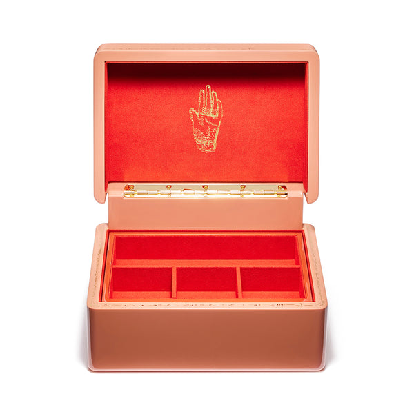 Mini Trunk Jewelry Box Blush – Trove