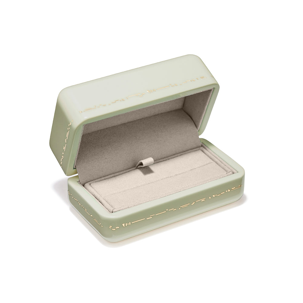 We Do Double Ring Box Mint – Trove