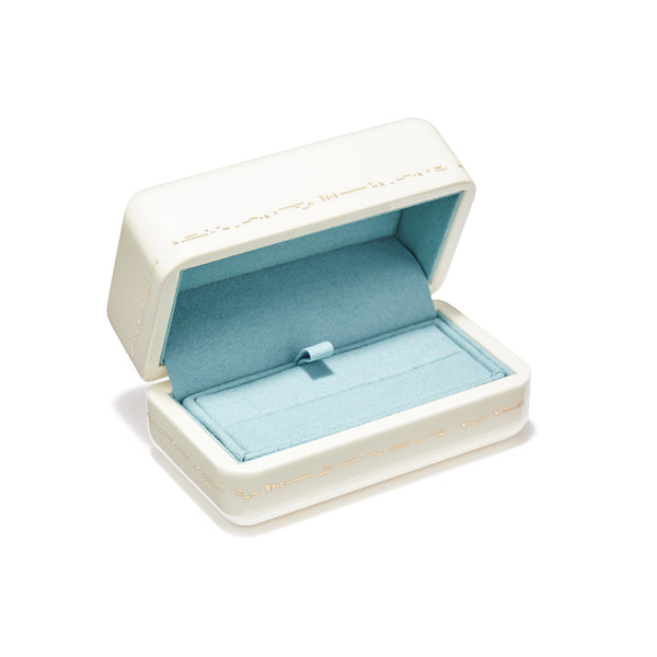We Do Double Ring Box White – Trove
