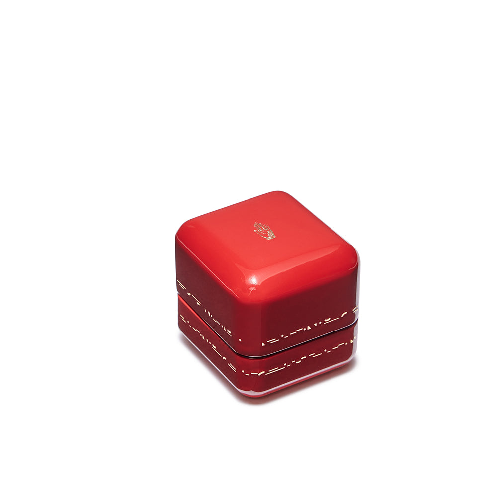 Will You Single Ring Box Royal Red – Trove
