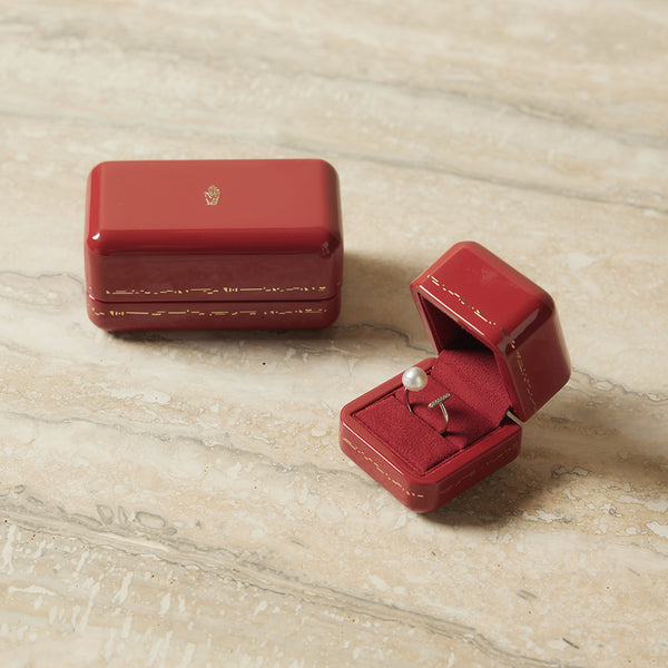 Will You Single Ring Box Royal Red – Trove